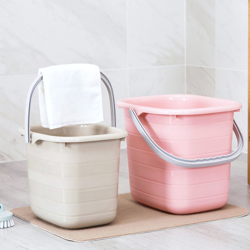 Plastic Rectangular Portable Large Bucket Household Mop Bucket Laundry ...
