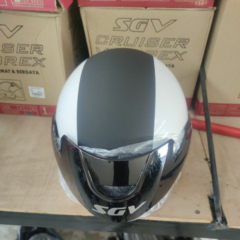 PROMOSI🎉🎉🎉HELMET SGV CRUISER 2(60 SIZE)(100%ORANGE) | Shopee Malaysia