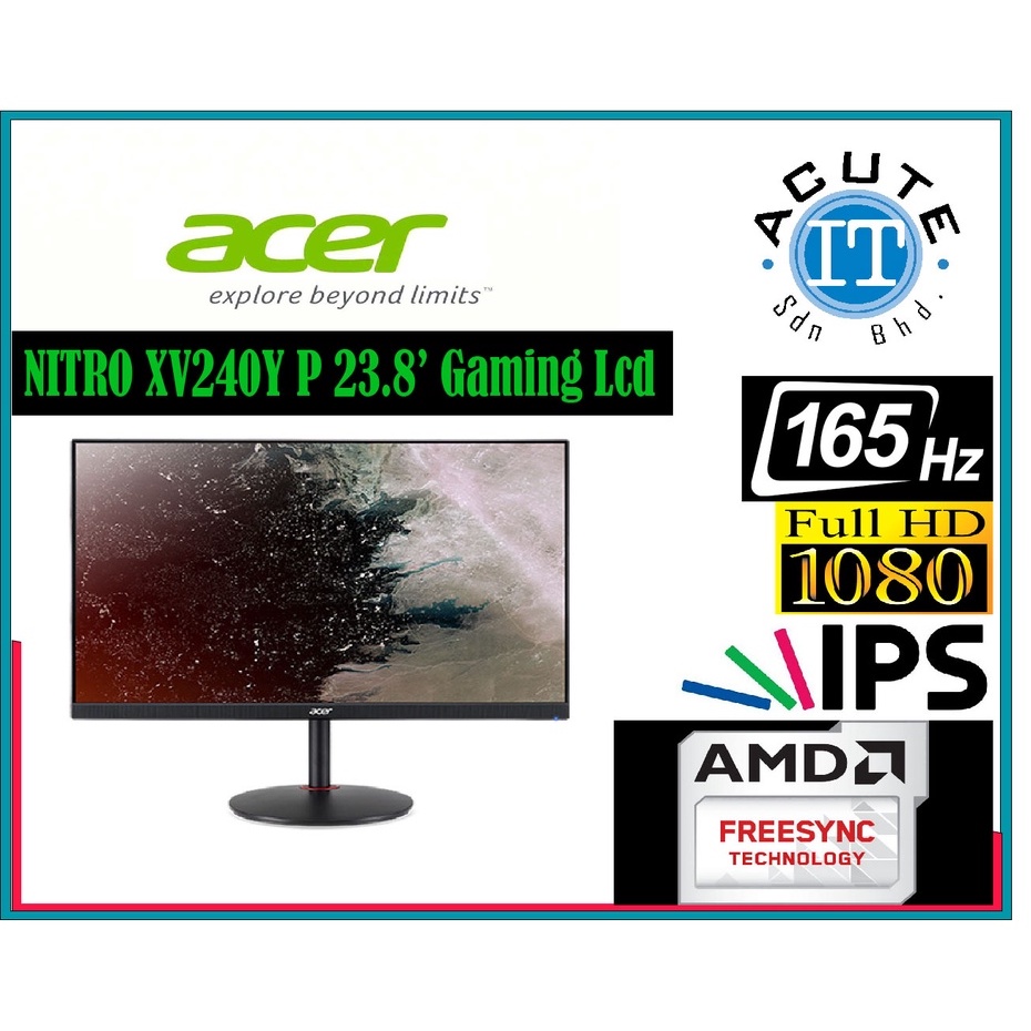 Acer Nitro XV240Y P 24' Gaming Monitor | Shopee Malaysia