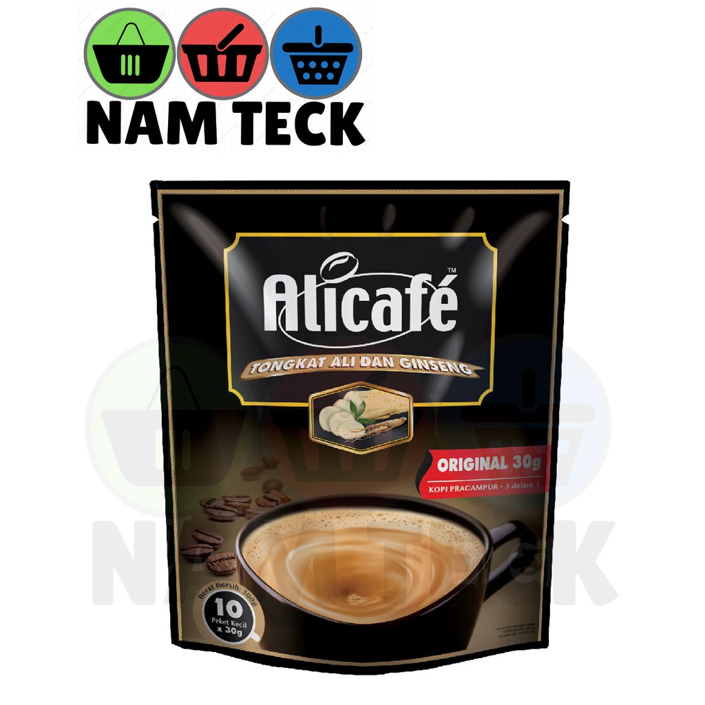 Alicafe Tongkat Ali & Ginseng Original (30gm x 10pcs) | Shopee Malaysia