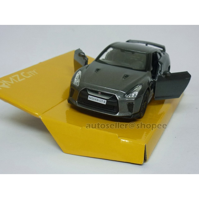 NISSAN SKYLINE GT-R (R35) w/ black rims Metal Diecast Model Car ...