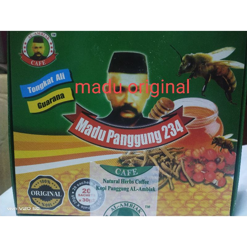 MADU ORIGINAL 20 PAKET 1 KOTAK/madu panggung 234 | Shopee Malaysia