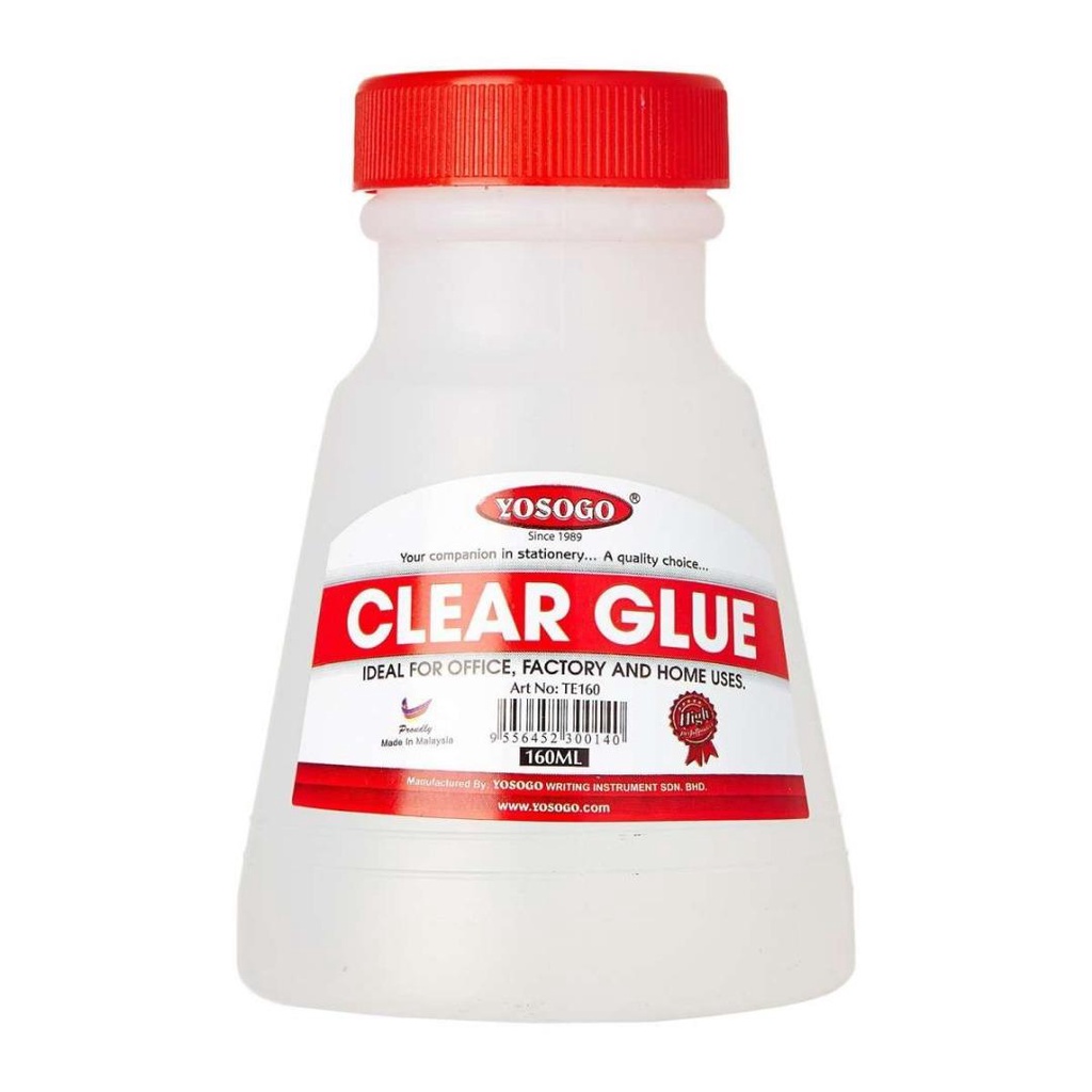 YOSOGO 160 ML 160ml Clear Glue Transparent Glue Adhesive Polygum ...