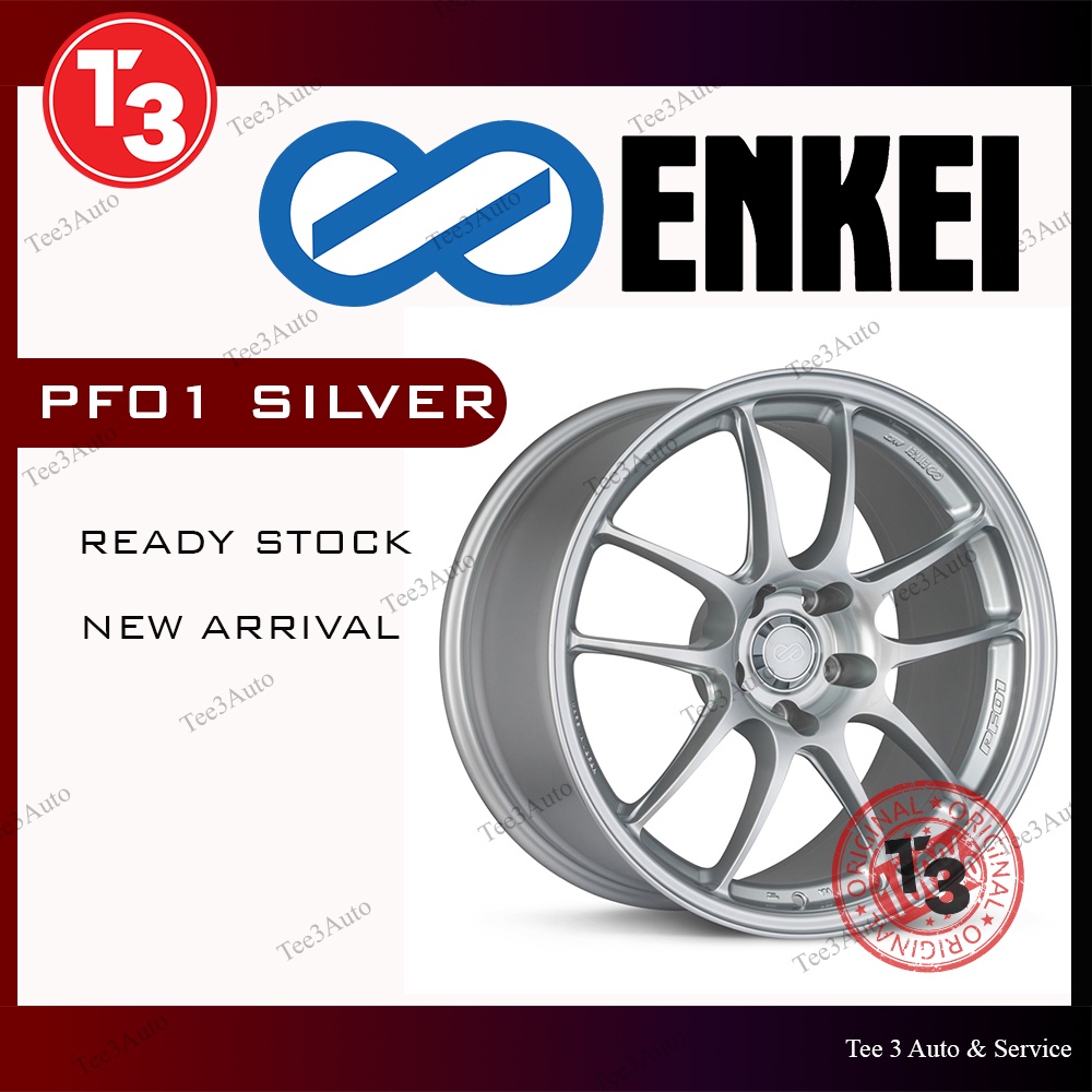 Enkei PF01 Silver Sport Rim Car Wheel | Shopee Malaysia