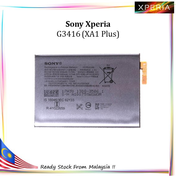 Sony Xperia G3416 (XA1 Plus) Original Battery | Shopee Malaysia