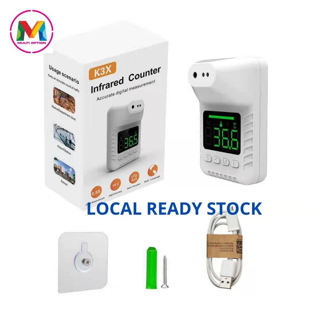 READY STOCK | K3X INFRARED COUNTER THERMOMETER ACCURATE DIGITAL ...