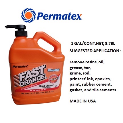 100% Original Permatex Fast Orange - Soap Pumice Lotion Hand Cleaner ...