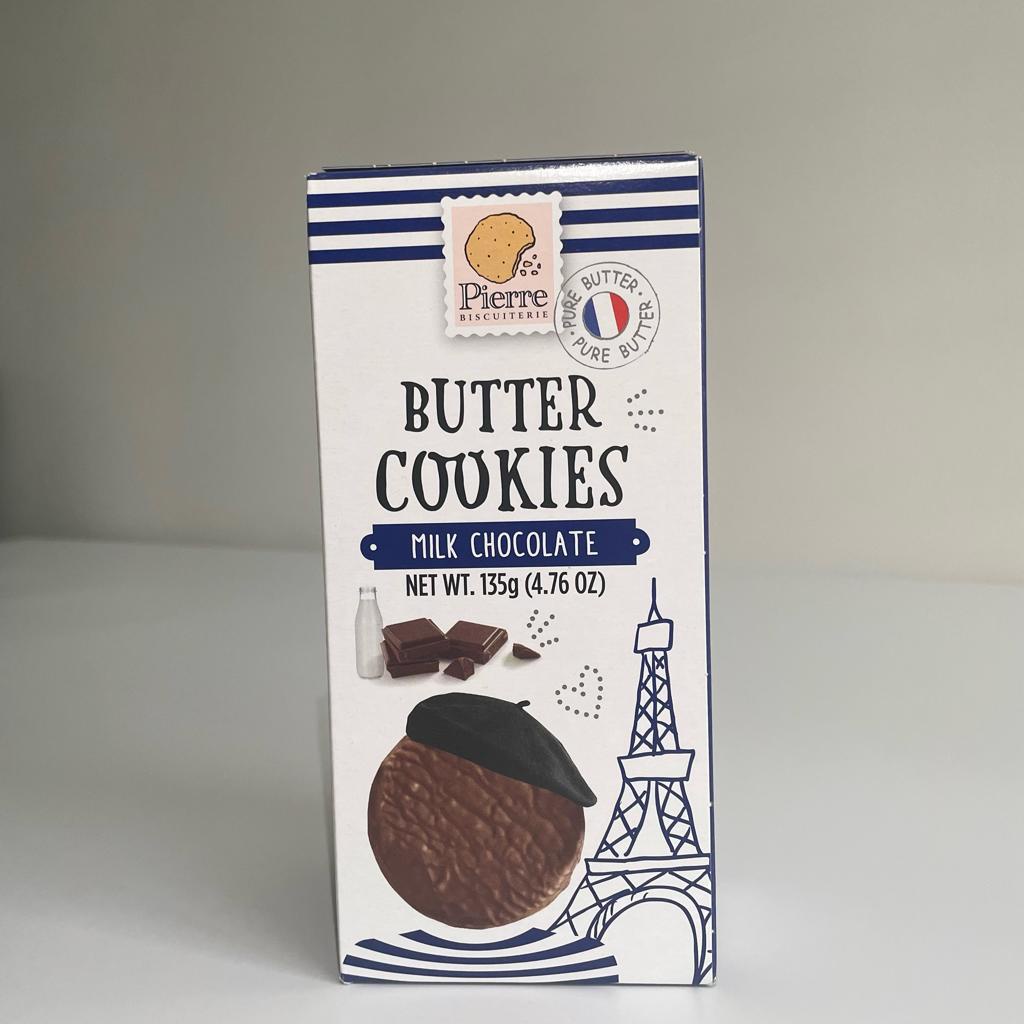 PIERRE BISCUTERIE - BUTTER COOKIES MILK CHOC | Shopee Malaysia