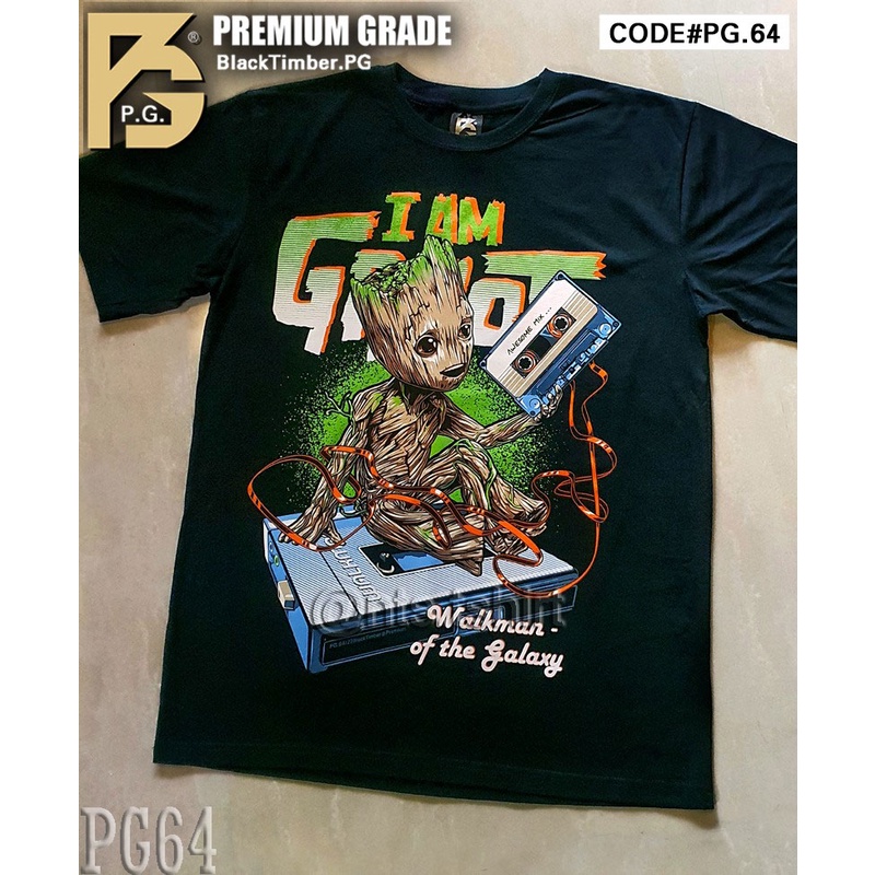 PG-64 I AM GROOT Walkman Of The Galaxy Original Black Timber Premium ...