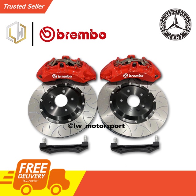 Brembo CTSV 6Pot Brake Kit - Mercedes Benz A180 A200 A250 (W176)(V177 ...