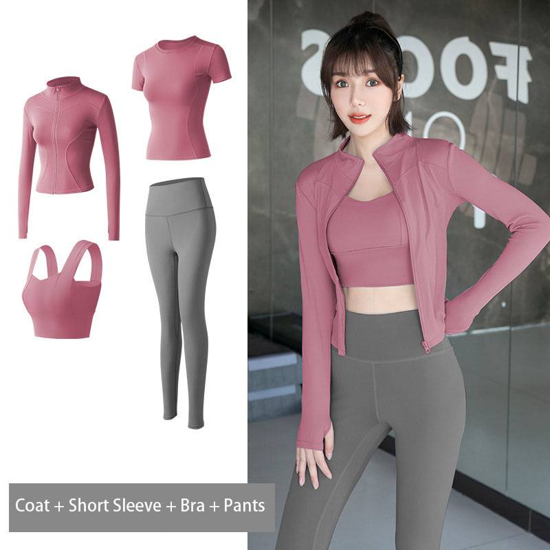 【Four Pics Set】Sportswear Sport Wear Yoga Suit Women's Gym Running ...