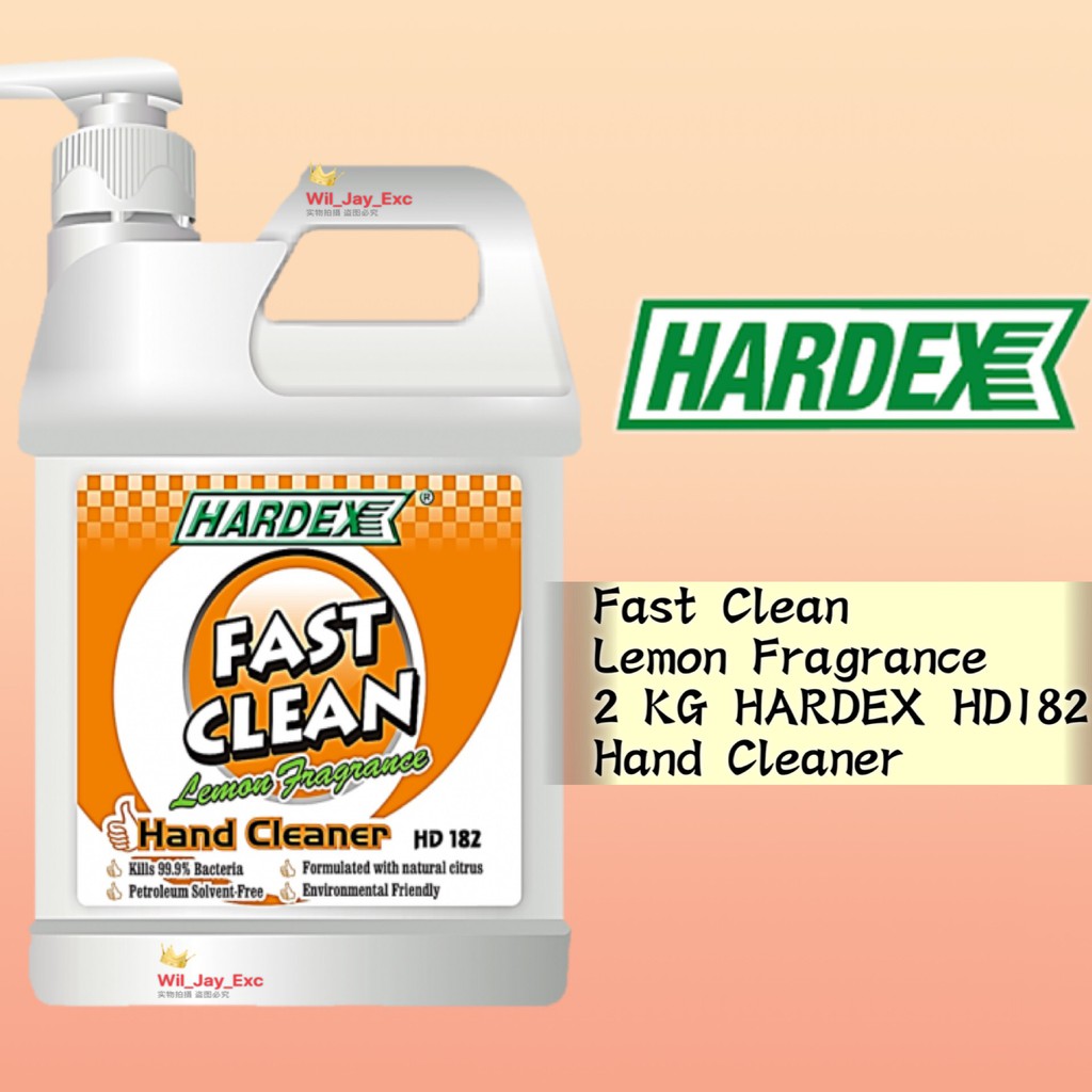 HARDEX HD182 2KG FAST CLEAN HAND CLEANER LEMON FRAGRANCE HD182 | Shopee ...