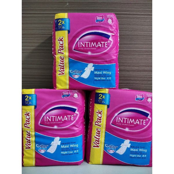 Intimate Maxi Wing, Night Use, 280mm, one pack (2x14 pads) | Shopee ...