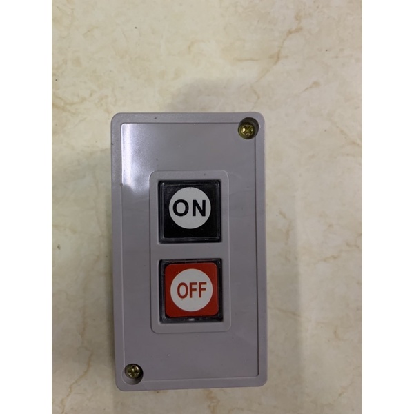 Tpb-2 ON-OFF push button switch box, 2 electric motor control buttons ...