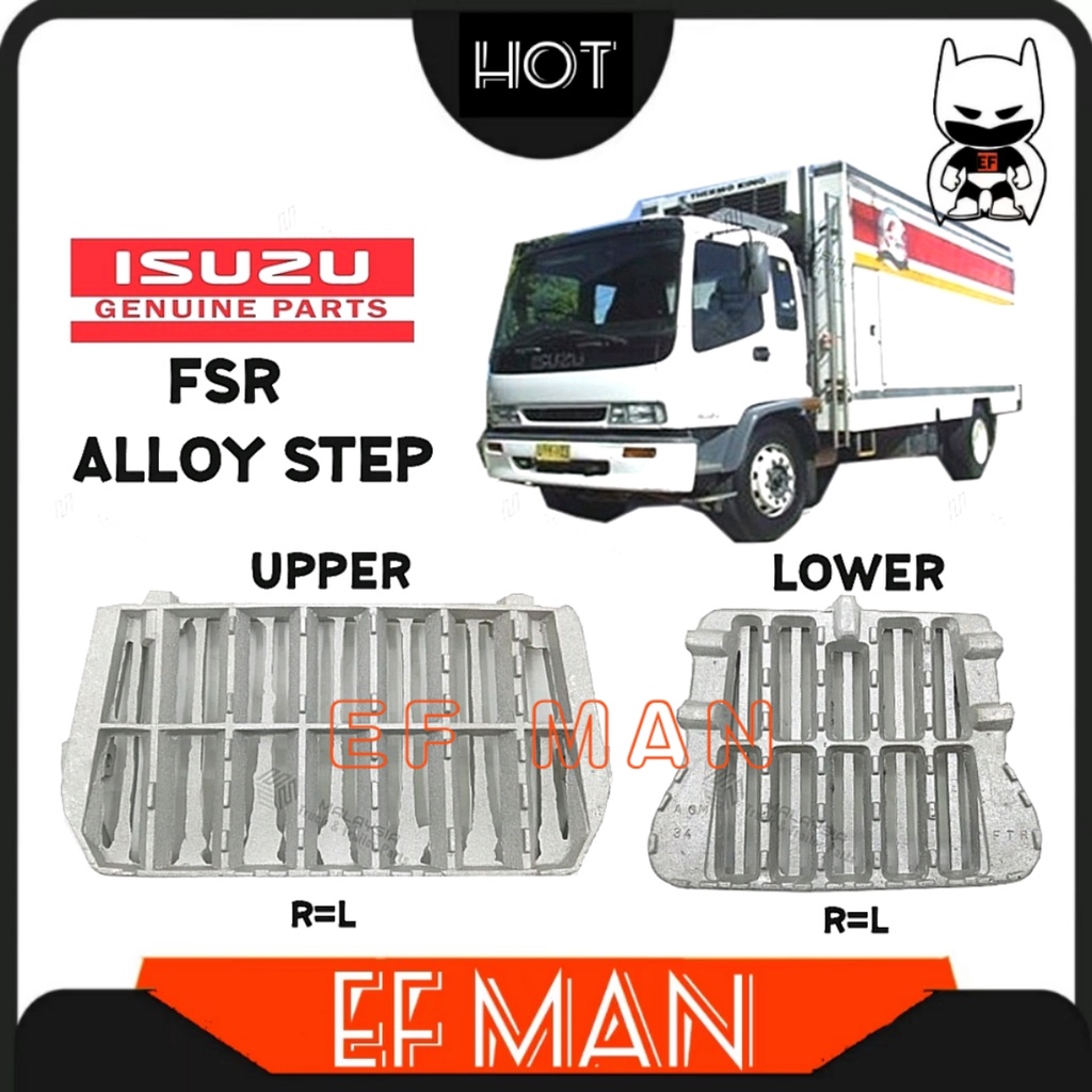 ISUZU FSR ALLOY FOOT SIDE STEP STAND PANEL LORI PIJAK KAKI KIRI KANAN ...