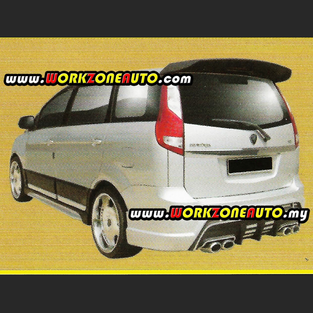 LL7276 Proton Exora Fiber Spoiler with Led (Black Bison) | Shopee Malaysia