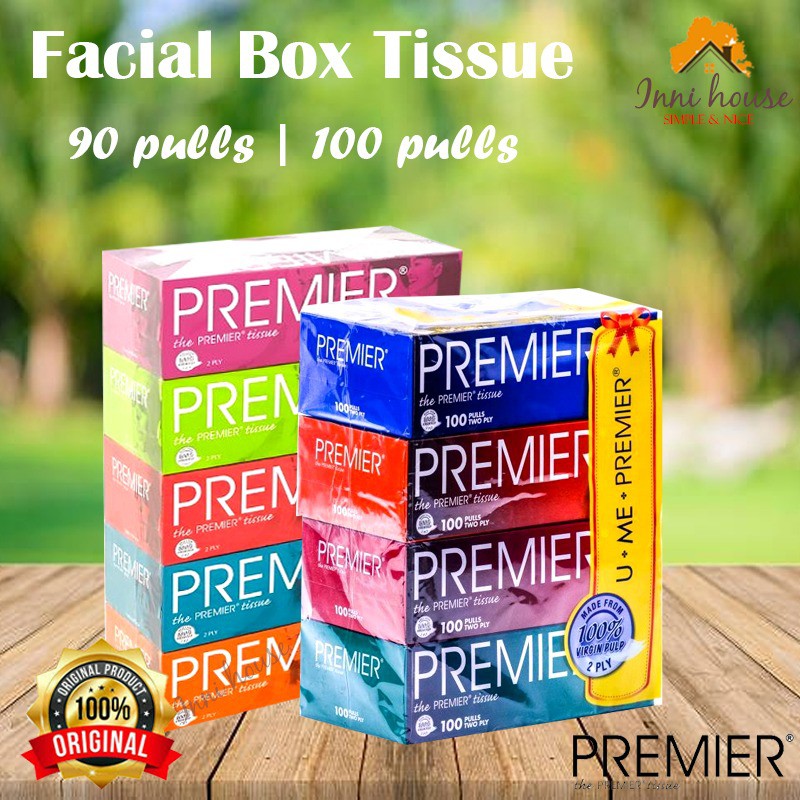 Premier Facial Soft Box Tissue 4 boxes 2ply 100sheets | Shopee Malaysia