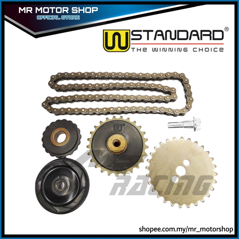 W-STANDARD TIMING CHAIN ROLLER SET - EX5 HIGH POWER/ EX5 DREAM/ WAVE100 ...