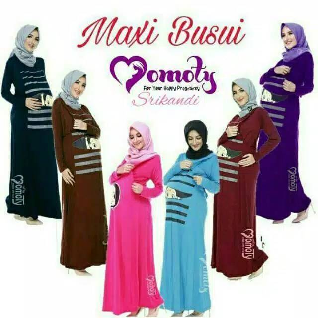Momoty Maxi Busui (fashionable Pregnant Women's Clothing) | Shopee Malaysia