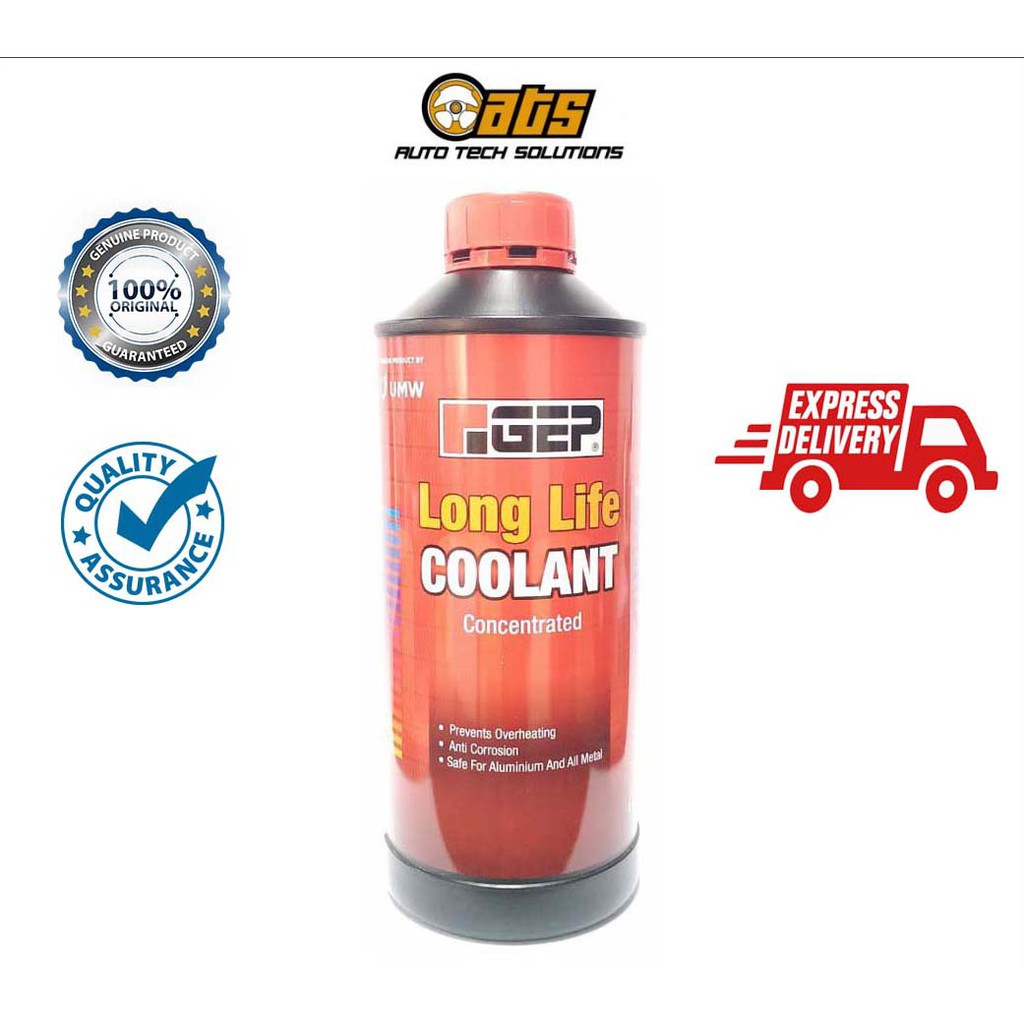 GEP (UMW) Long Life Coolant (Red) - 1L | Shopee Malaysia