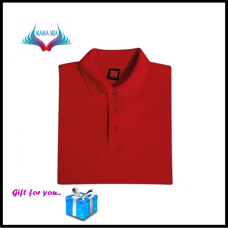Collar Polo Tee Sport JERSI Microfiber ~ OREN SPORT ~ QD06 Red | Shopee ...