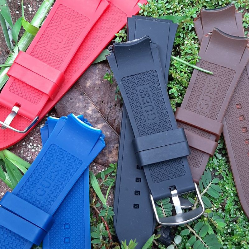 Guess Watch Strap, Guess Rubber Strap, Guess Rubber Watch Strap for Men ...