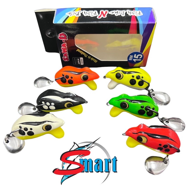 SAWA-D Minnow Frog Snakehead Rubbertree Soft Lure 3.7cm 5gm | Shopee ...