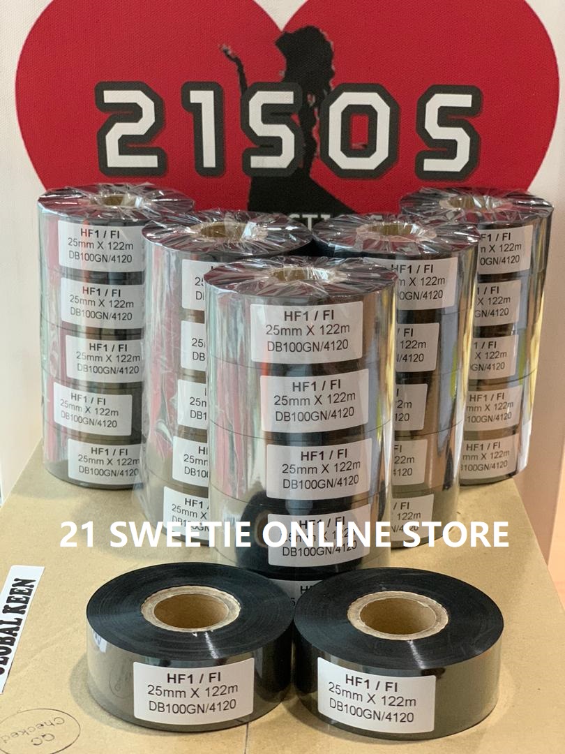[ALL HOT FOIL] 25mm 30mm 35mm 40mm 50mm x 122m Hot Foil Stamping Date ...