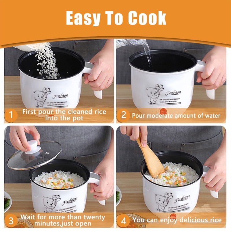 Ready Stock 1.8L Mini Rice Cooker Non Stick Electric Pot Over Heating ...