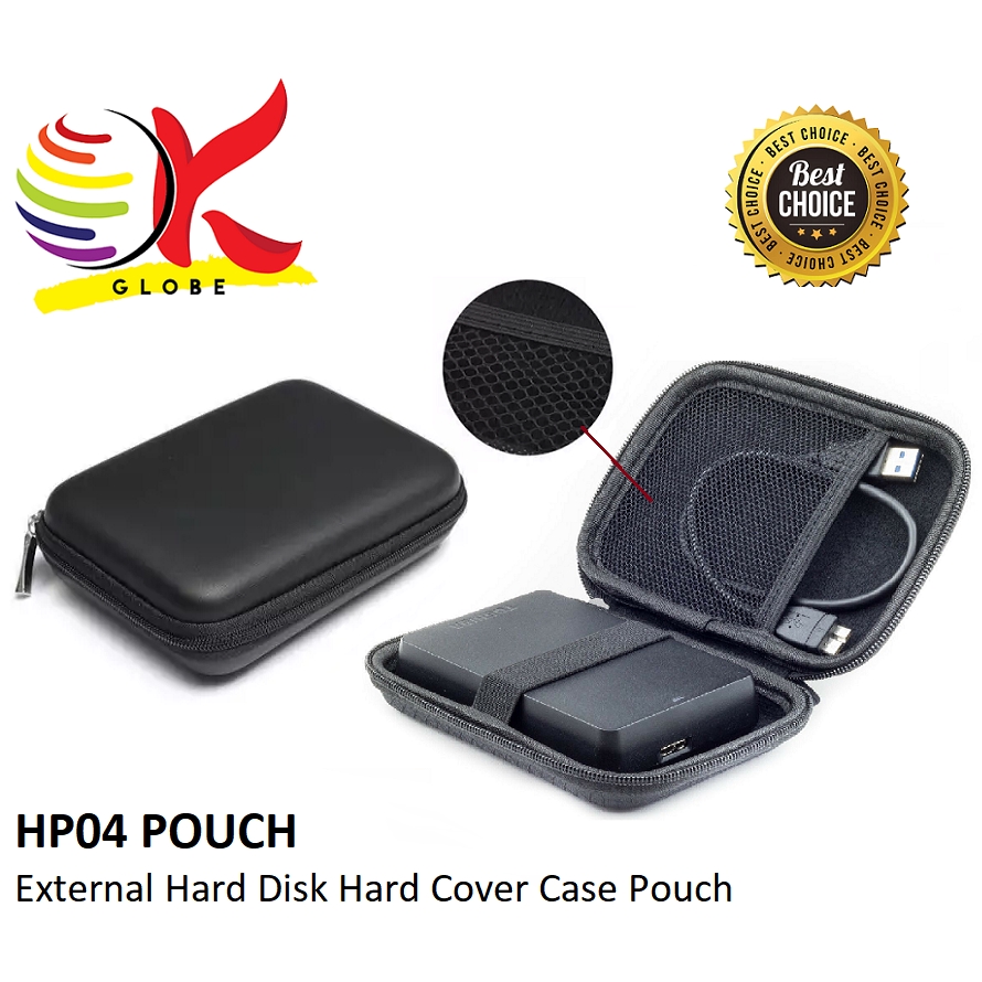 EXTERNAL HARD DISK HARD COVER CASE HARDDISK DRIVES POUCH STORAGE POCKET ...