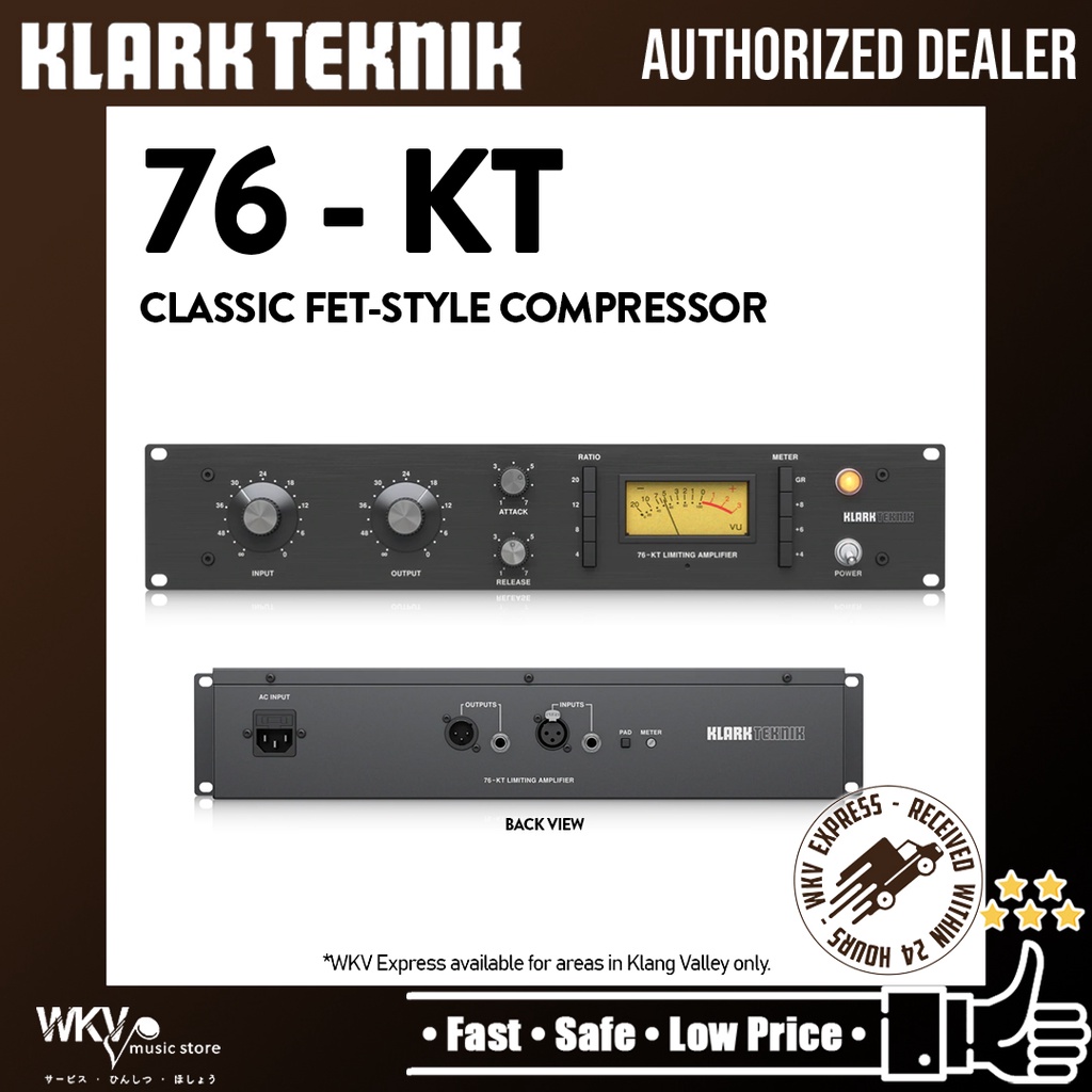 Klark Teknik 76-KT Classic FET-Style Compressor (76KT / 76 KT) | Shopee ...
