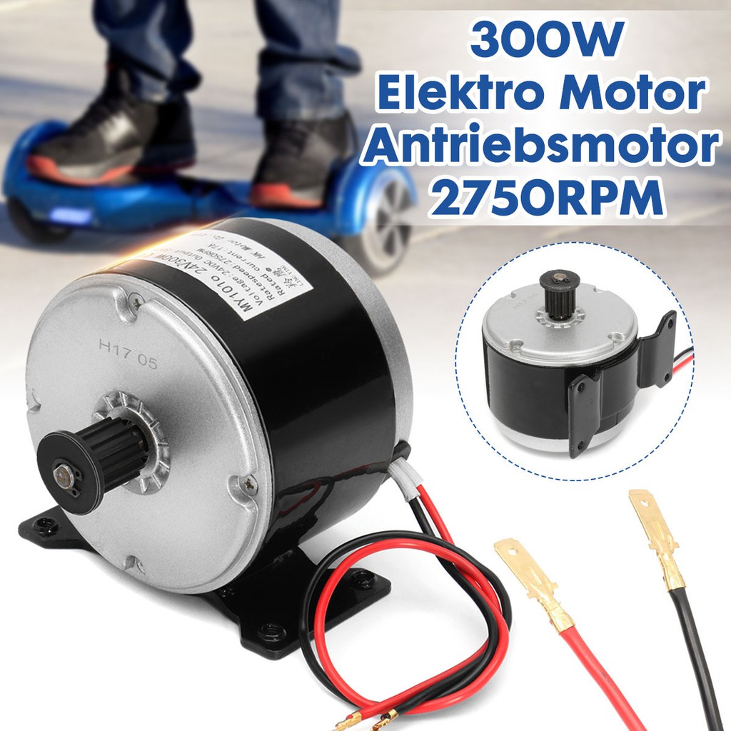 250W 24V DC Electric Motor Brushed 2750RPM For E Bike Scooter Go Kart ...