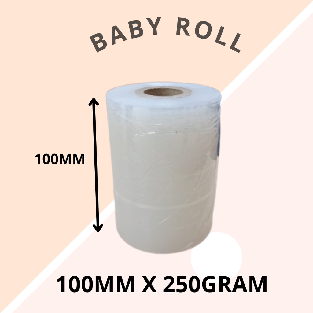 100mm or 50mm Baby Roll Stretch Film / Baby Roll Mini Stretch Film ...