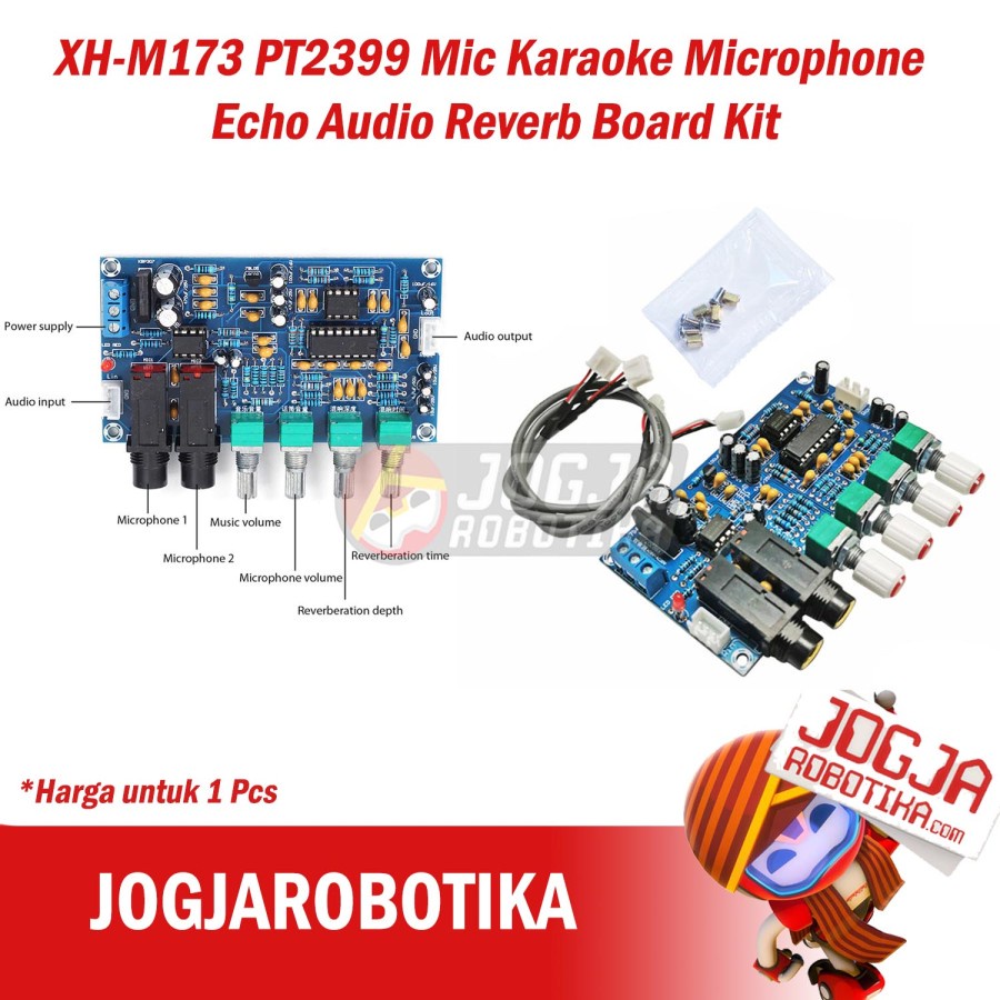 Xh-m173 PT2399 Karaoke Mic Microphone Echo Audio Reverb Board Kit ...