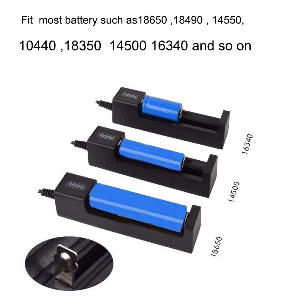 18650 Battery Charger USB Battery Adapter LED Smart Chargering For ...