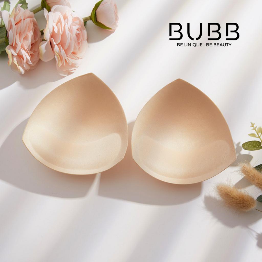 1 Pair Thick Triangle Inserts Sport Sponge Pad Bra Padding Woman Span Pad Wanita 三角形厚胸垫 (BUBB ...