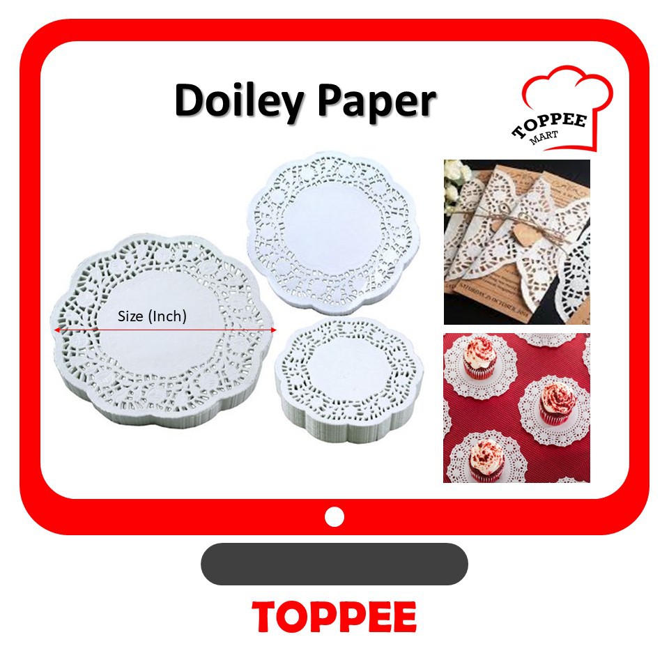 Round Dolly Paper Various Size Kertas Dollies/ Doiley/ Dolly Deco ...