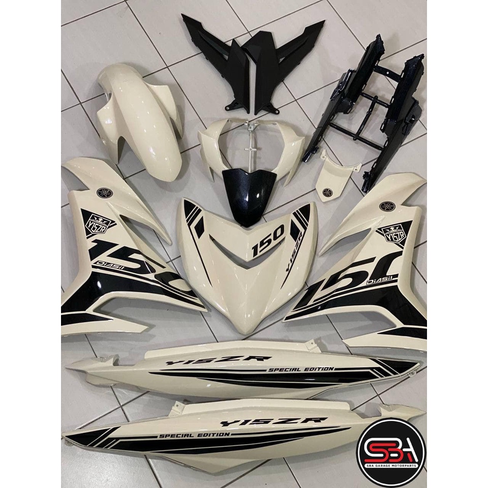 Coverset Bodyset Yamaha Y Y15 Y15zr Ysuku V1 V2 Creamy 2022 Edition Original Equipment ...