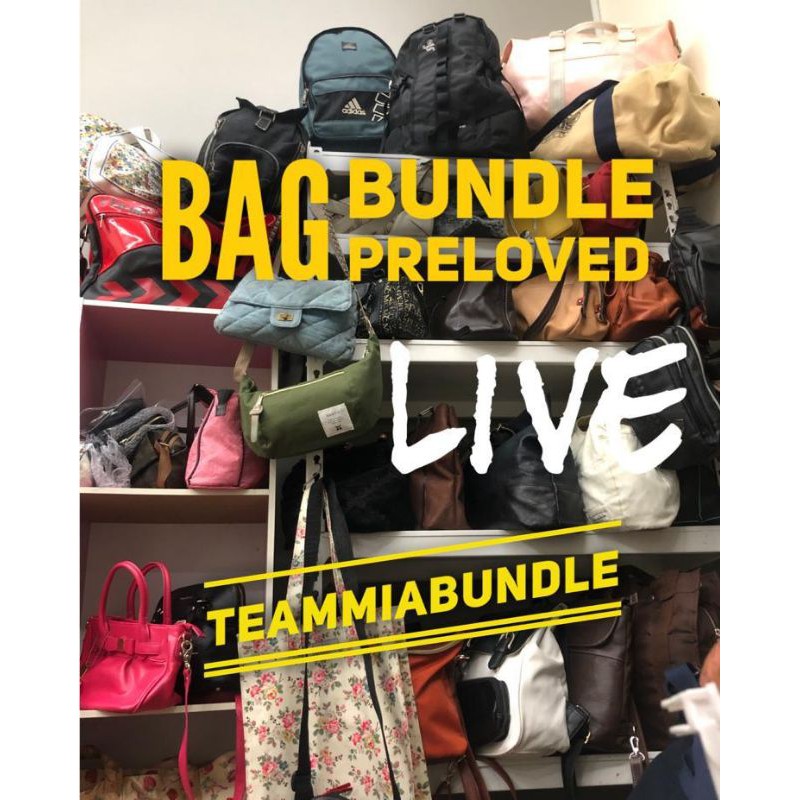 LIVE ONLY- Jualan Beg Bundle dan Preloved (RM 125- RM150) | Shopee Malaysia