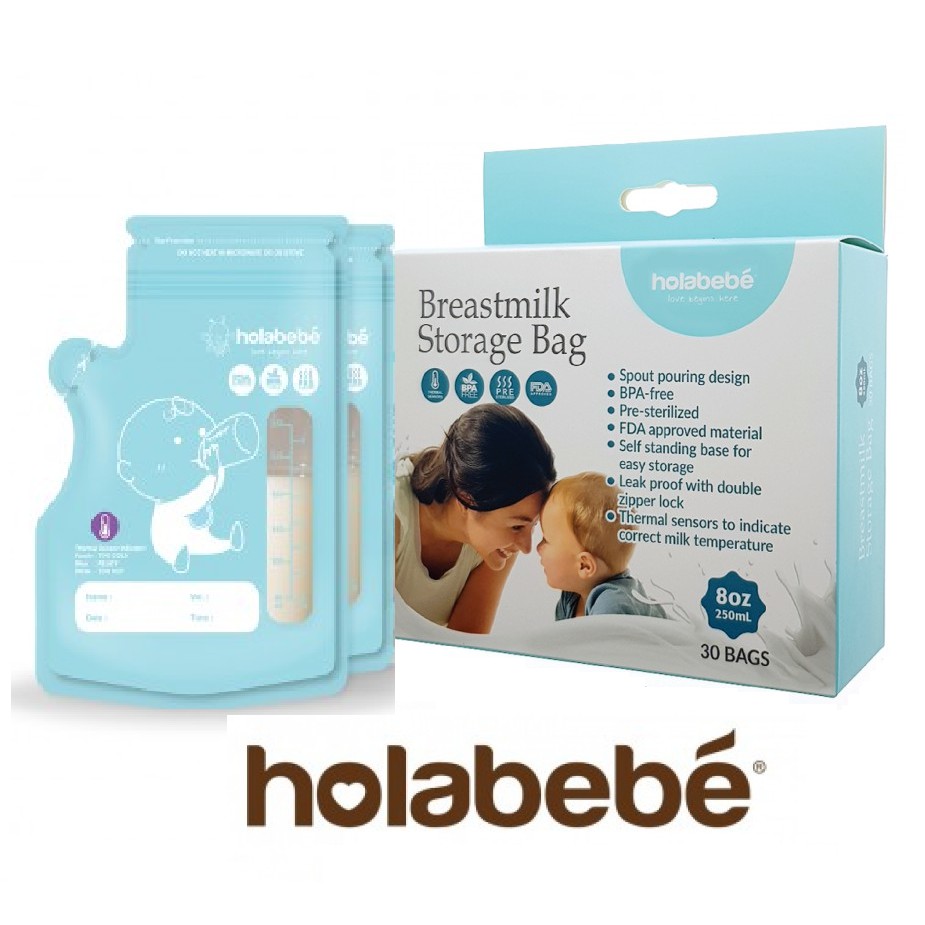 A809 HOLABEBE MILK STORAGE BAG 250ML/8OZ - 30PCS | Shopee Malaysia