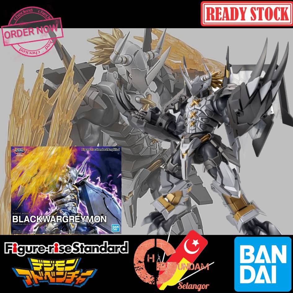 Bandai Figure-Rise Standard Black Wargreymon Amplified Figure Rise ...