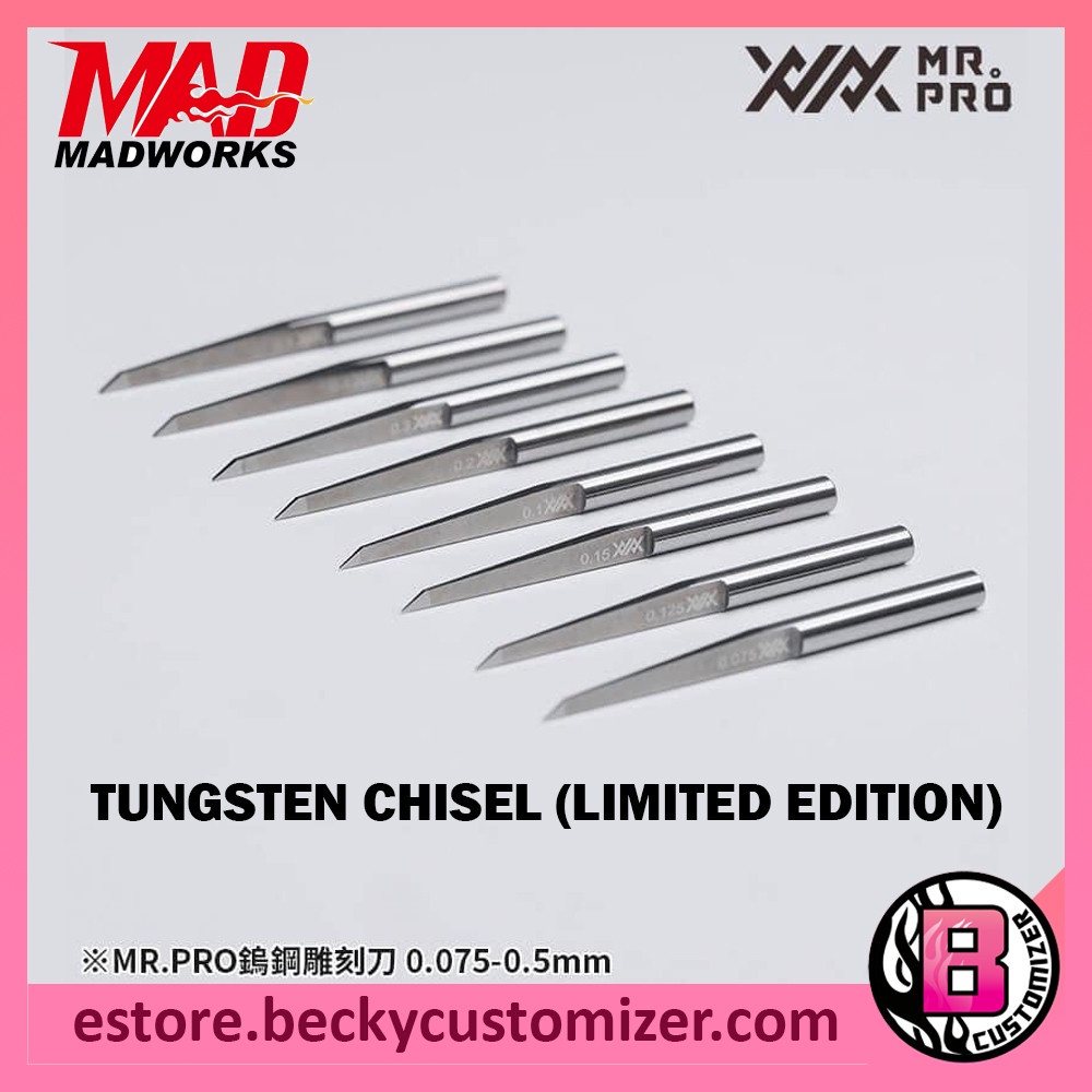 Madworks Mr. Pro Tungsten Chisel (HARDNESS 92.1ra) | Shopee Malaysia