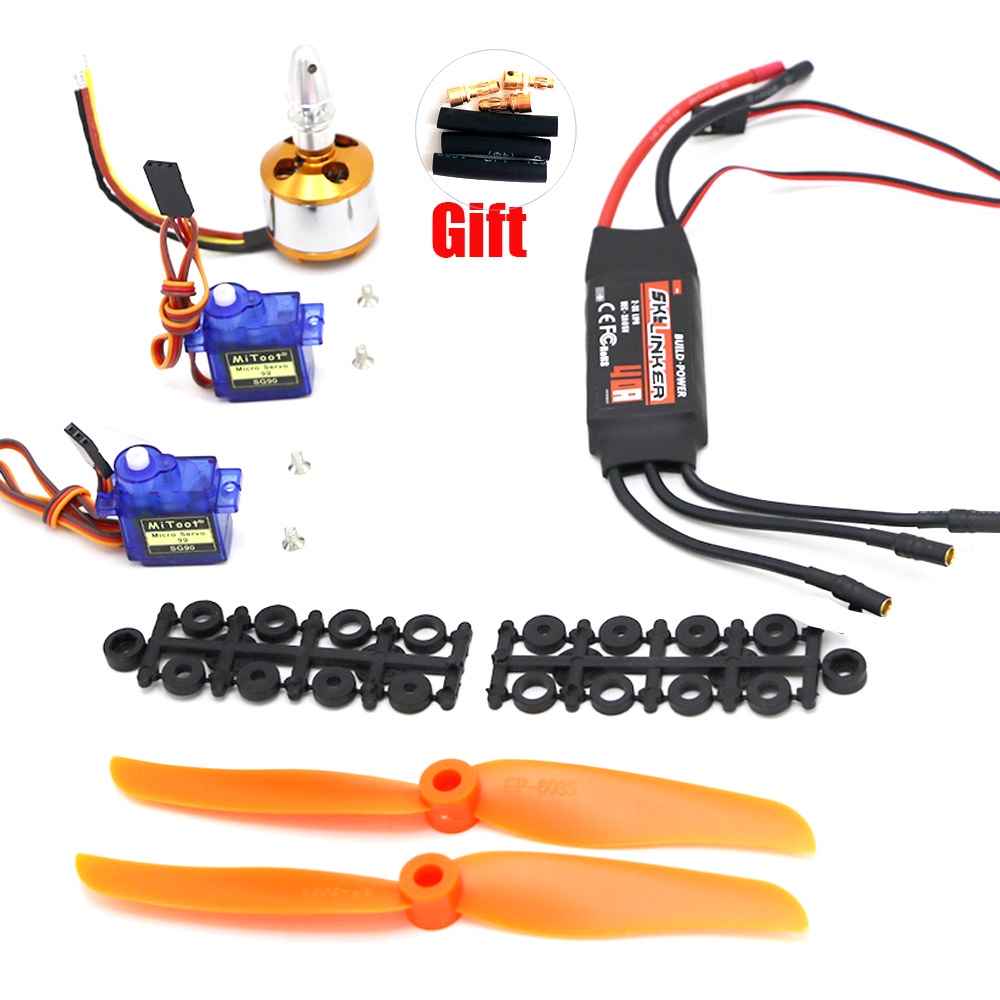 A2212 2212 2200KV Brushless Motor 30A ESC Motor 6035 Propeller SG90 9G Micro Servo for RC Fixed ...