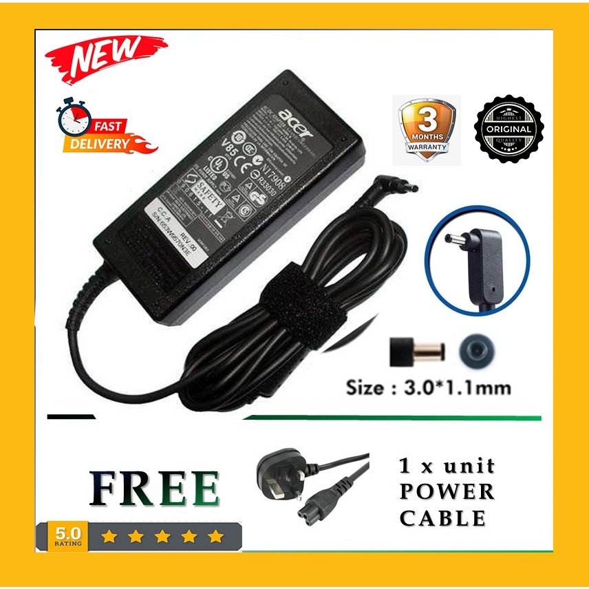 ACER 3.0*1.1MM ASPIRE P3,S5-371,C720,A315-22 G A315-34 A315-55 N18Q13 A315-55G A315-55KG A315 ...