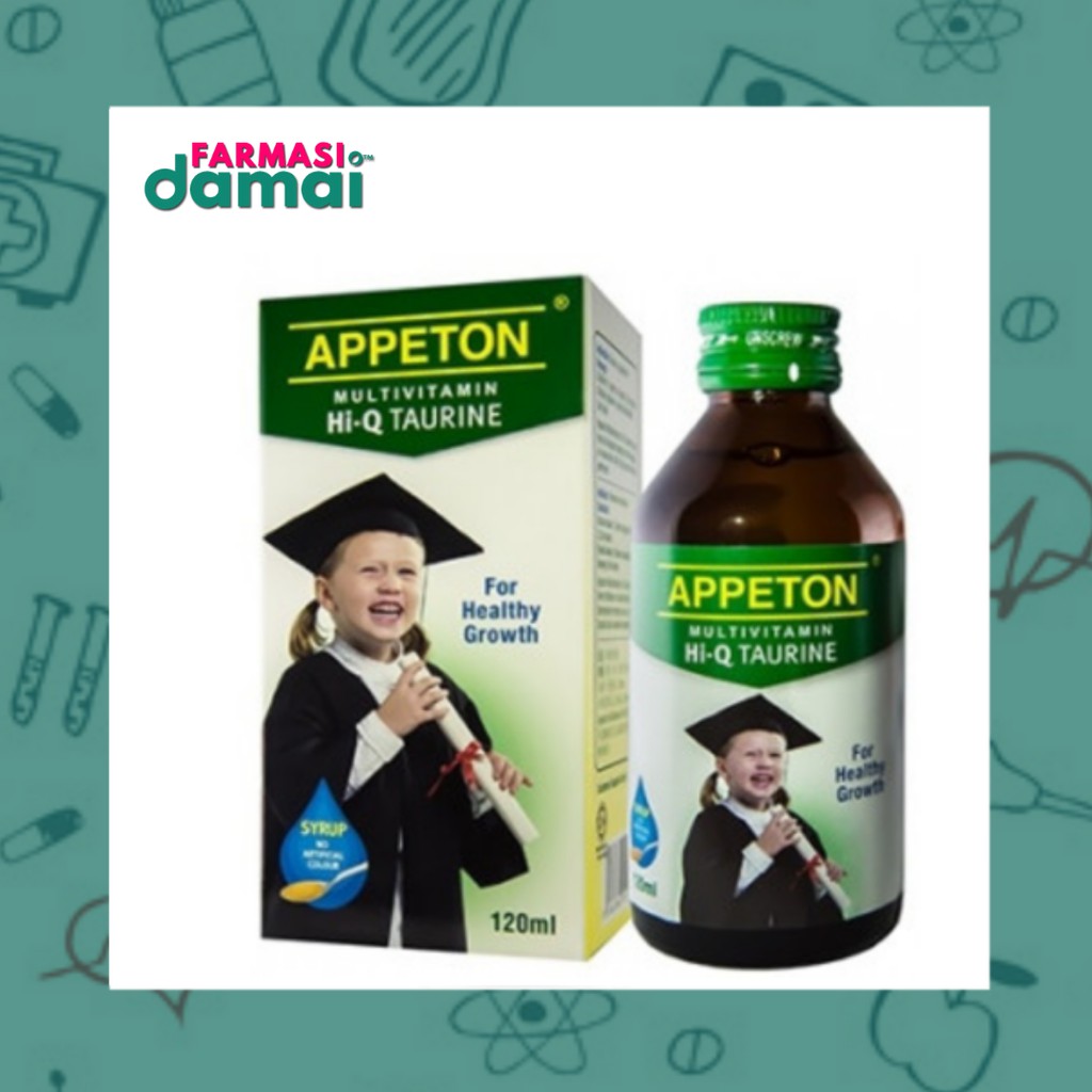 APPETON MULTIVITAMIN HI Q TAURINE WITH DHA SYRUP/TABLET | Shopee Malaysia