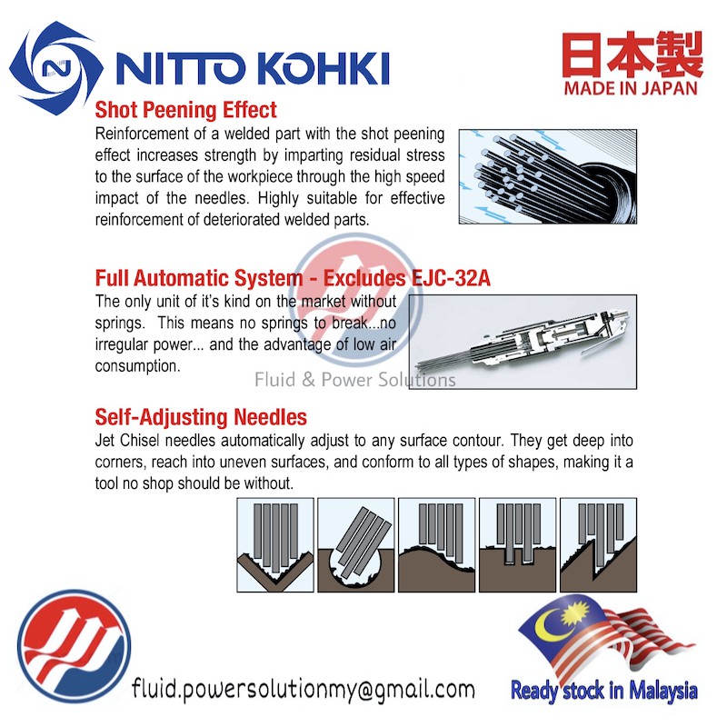 NITTO KOHKI Jet Wall Pneumatic Jet Chisel Jex-28 Buy NITTO, 60% OFF