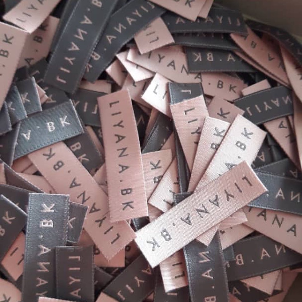 TEMPAH Label Untuk Pakaian, Tudung, Baju LABEL DAMASK JENAMA ANDA ...