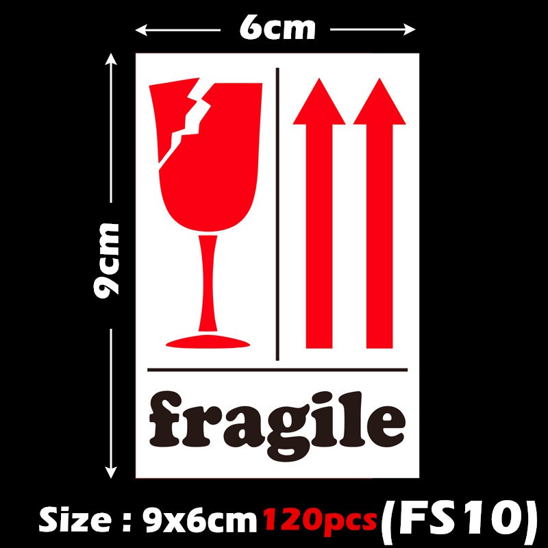 🇲🇾 🏆 120pcs Fragile Urgent Warning Handle With Care Dont Stack Drop ...