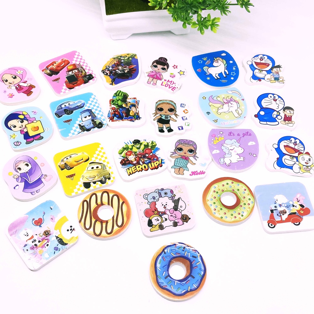 Delete BT21 BTS KPOP Cute / Remover PENCIL BT21 / ERASER BT21 / Remover ...