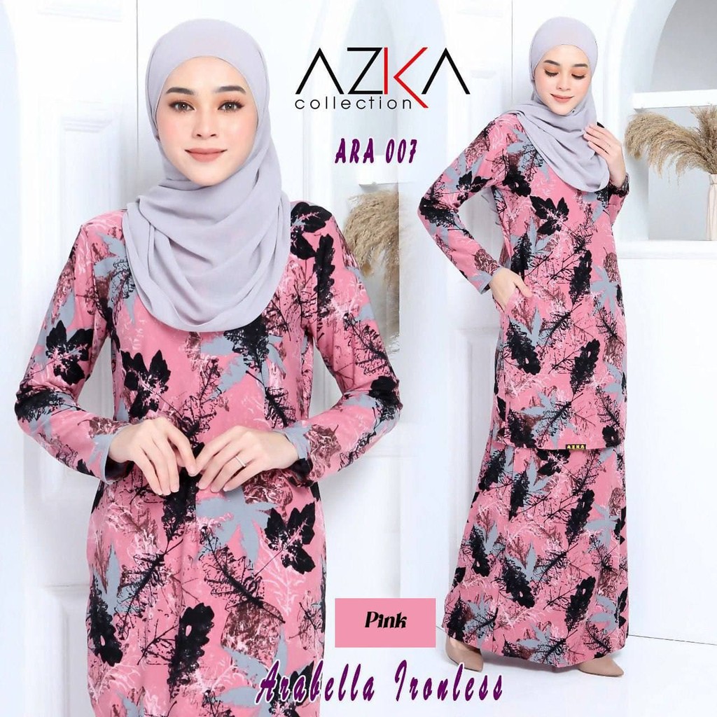 Arabella Kurung Moden Ironless BY AZKA COLLECTION 💝 BAJU KURUNG MODEN / KURUNG TANPA GOSOK ...